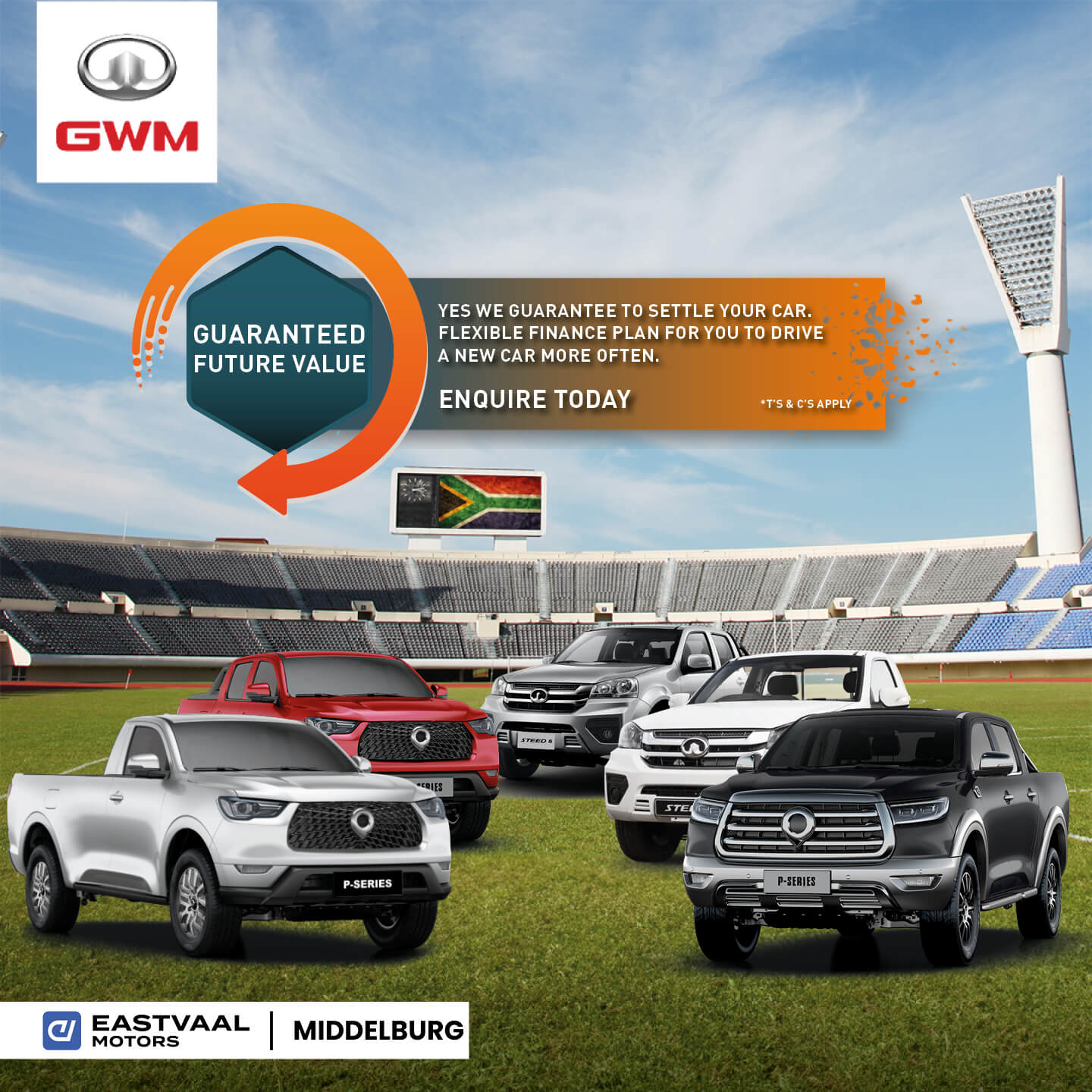 Eastvaal Middelburg GWM • Trusted GWM Middelburg dealership.