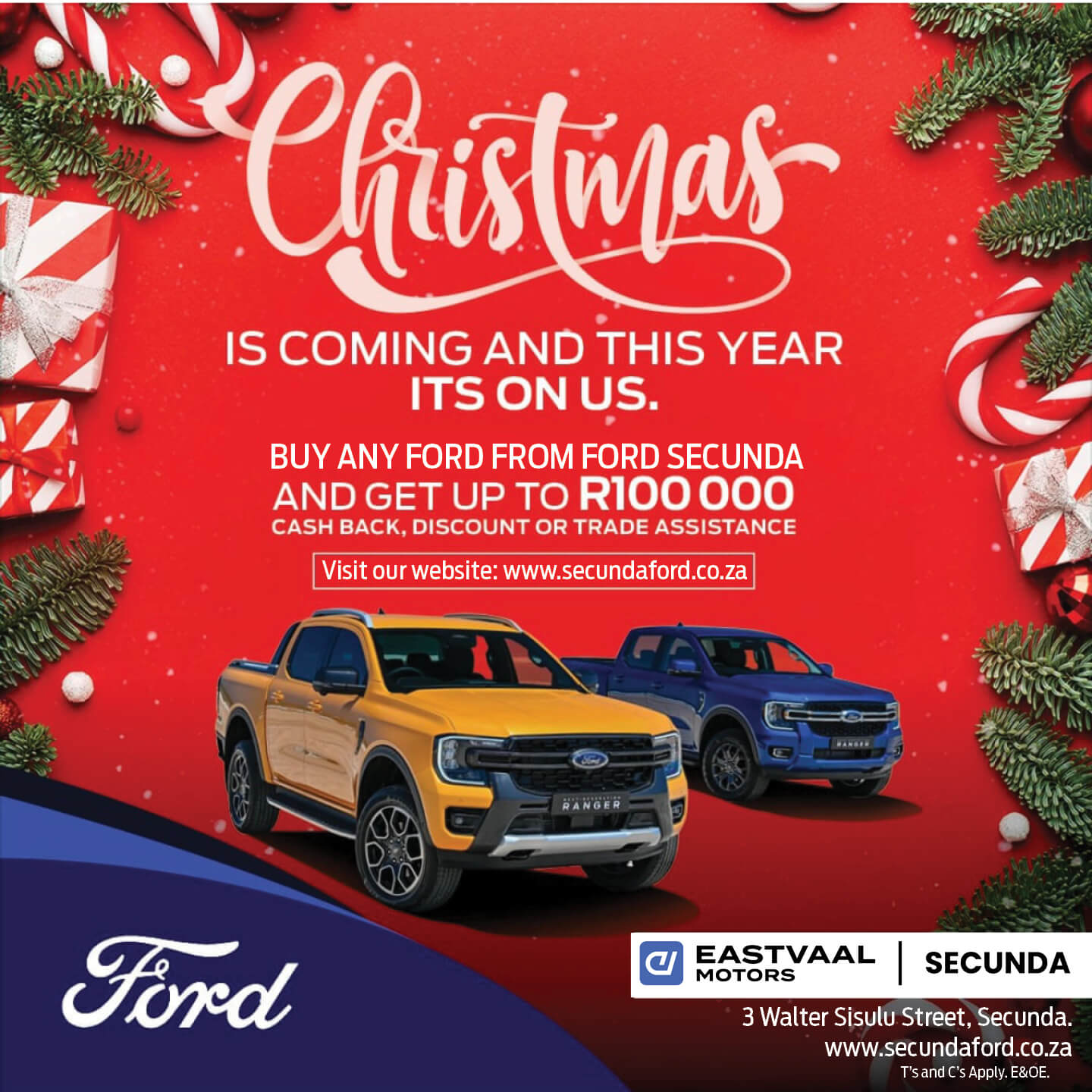 Eastvaal Secunda Ford • Trusted Ford Secunda dealership.