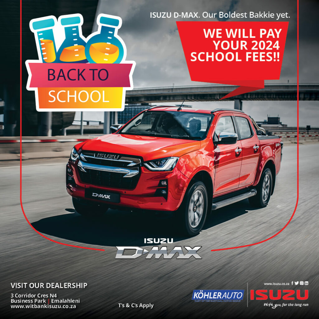 Köhler Auto Isuzu Witbank • Eastvaal Motors