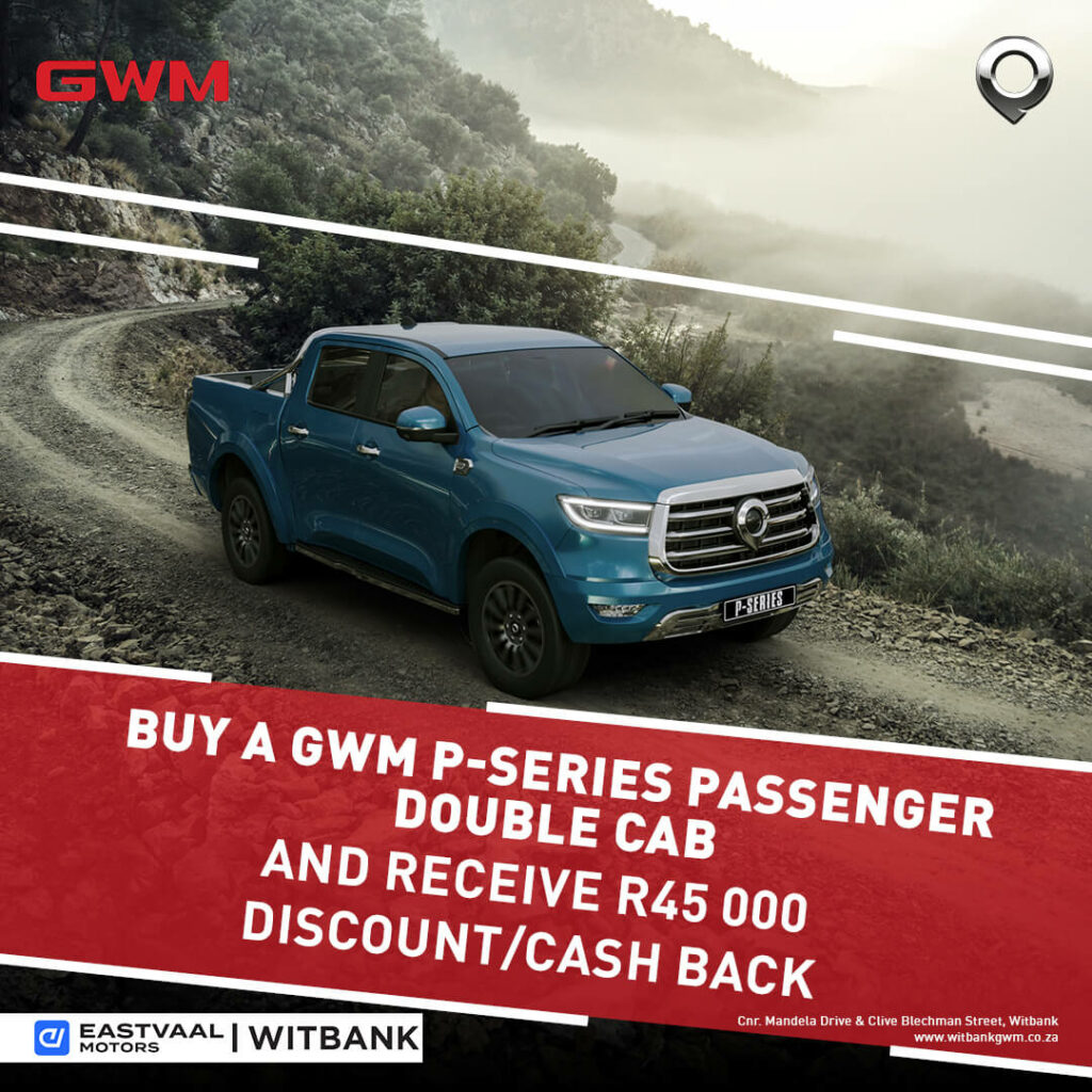 Eastvaal Motor City Witbank GWM • Eastvaal Motors