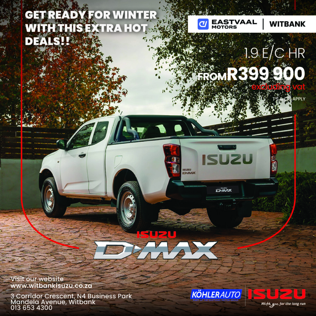 Köhler Auto Isuzu Witbank • Eastvaal Motors