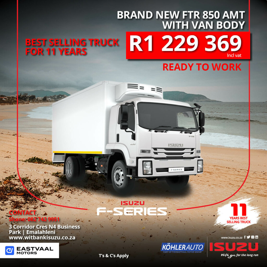 Köhler Auto Isuzu Witbank • Eastvaal Motors