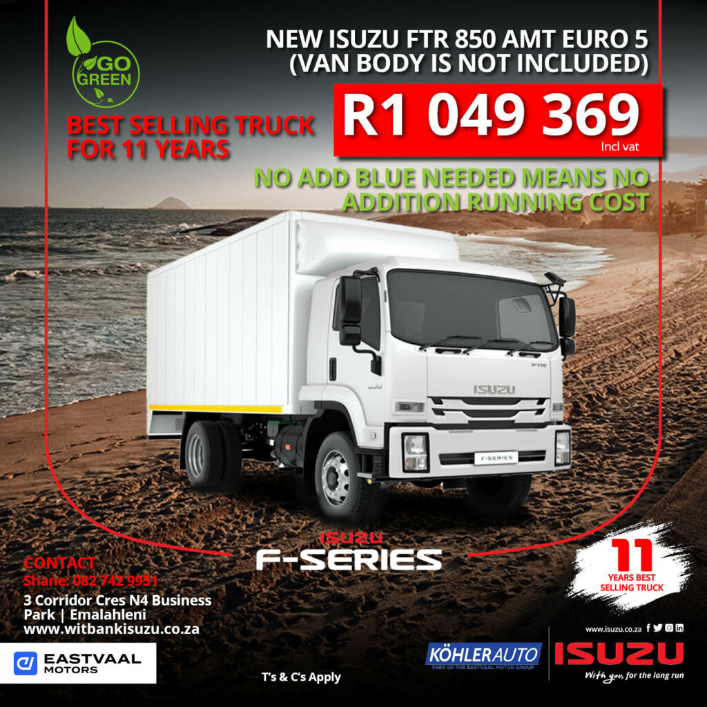 Köhler Auto Isuzu Witbank • Eastvaal Motors