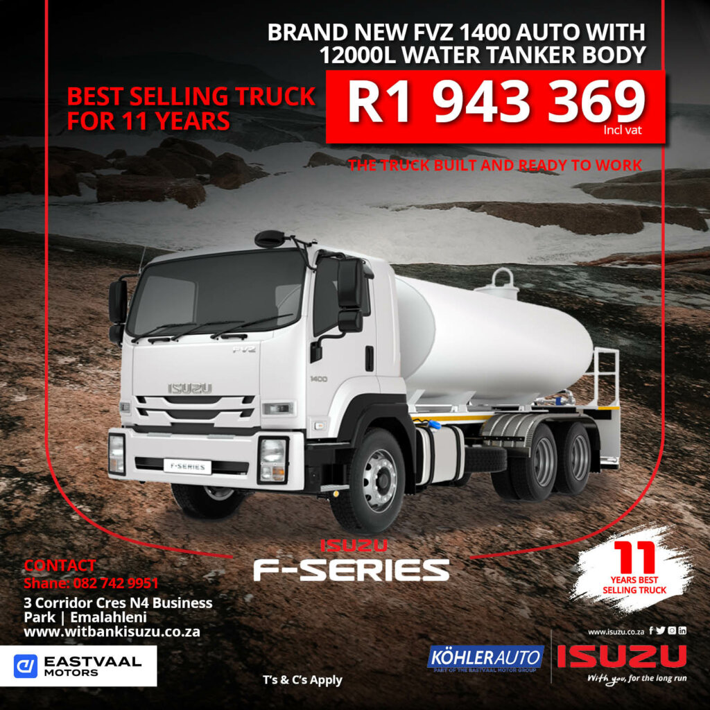 Köhler Auto Isuzu Witbank • Eastvaal Motors