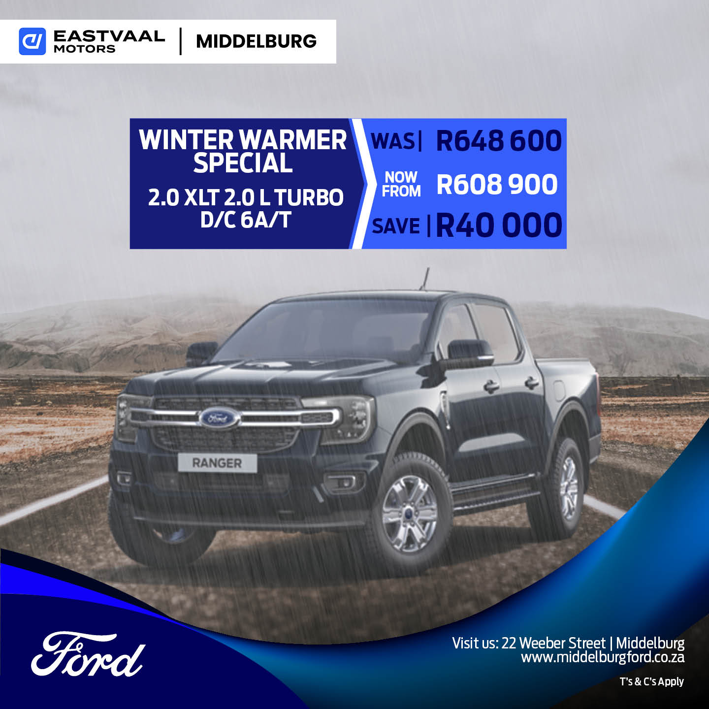Specials – Eastvaal Middelburg Ford
