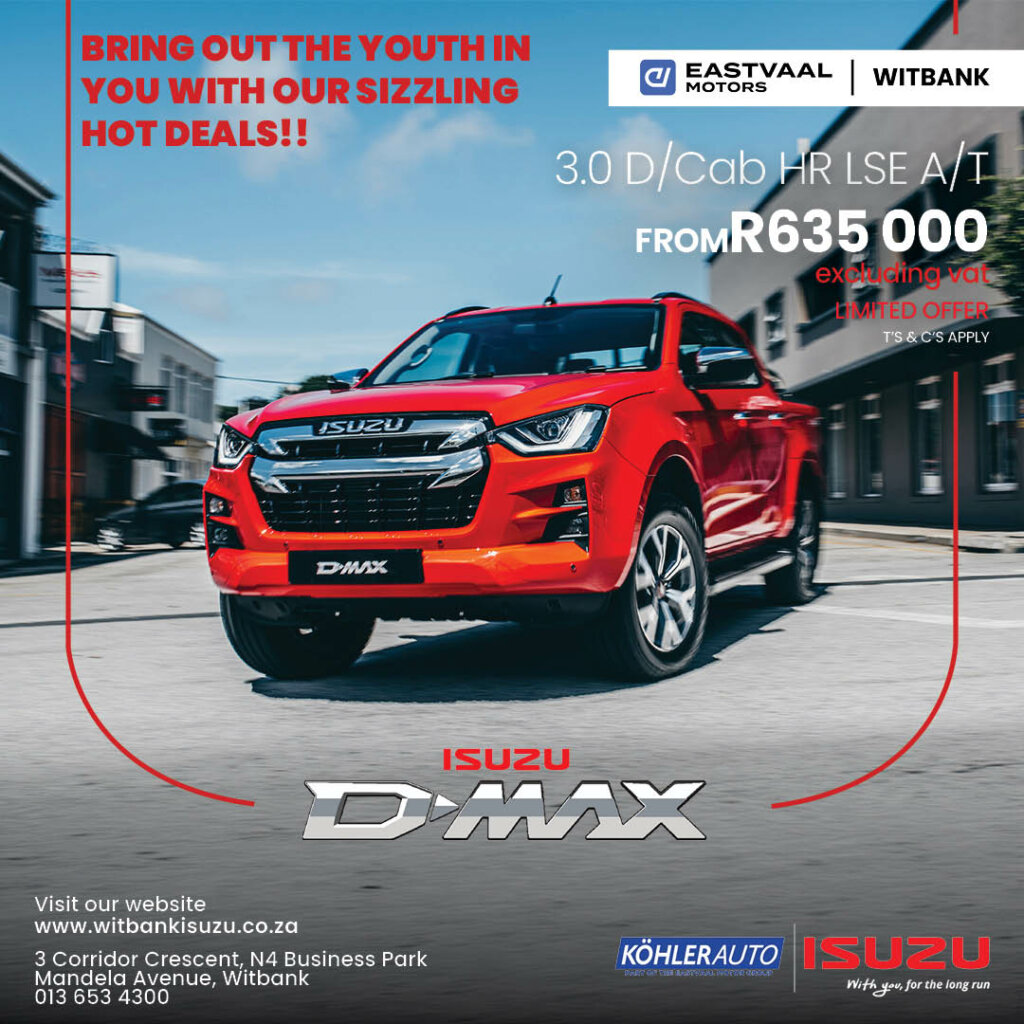 Köhler Auto Isuzu Witbank • Eastvaal Motors