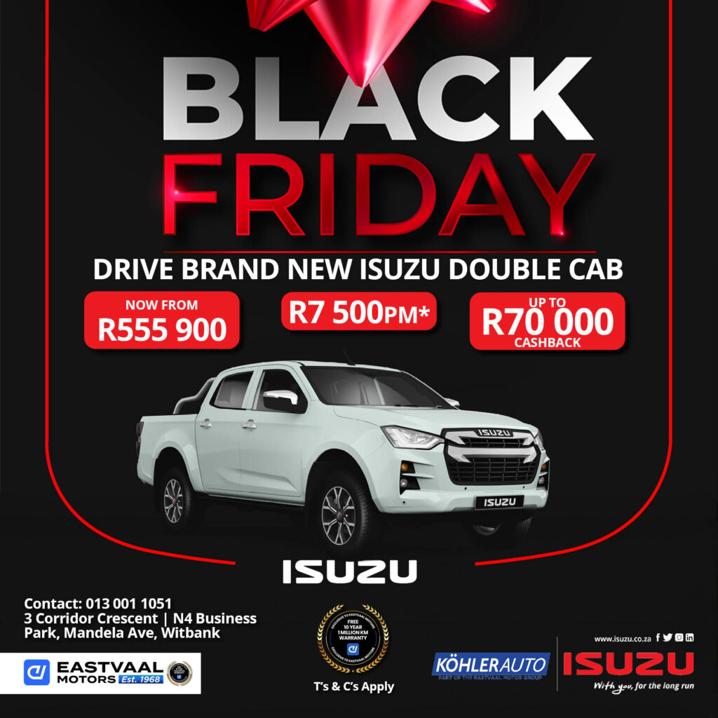 Köhler Auto Isuzu Witbank • Eastvaal Motors