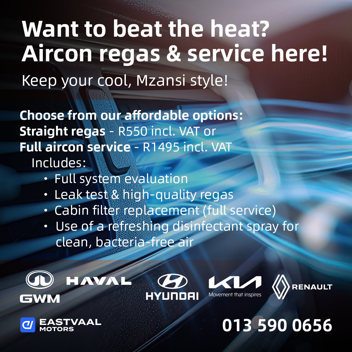 Want to beat the heat? Aircon regas & service at Multi Middelburg ...